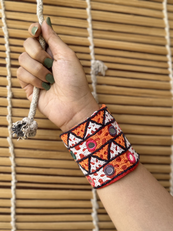 Katherine Kutchi Fabric Bracelet | Handcuff